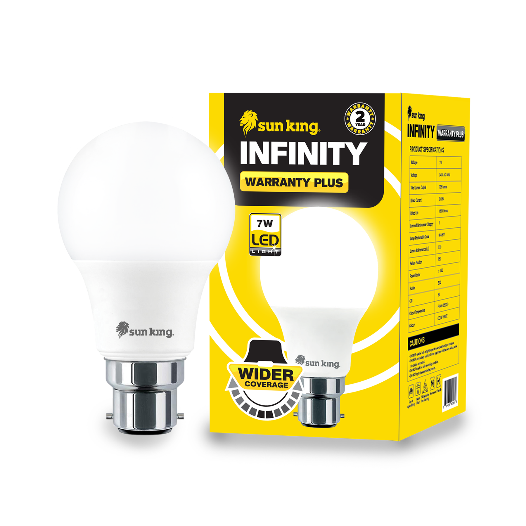 7 W LED Bulb - Sun King
